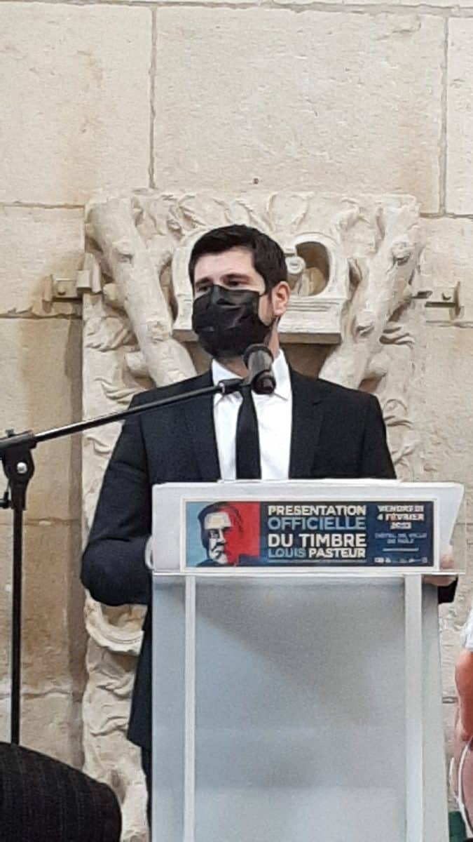 Présentation officielle du Timbre PASTEUR 2022 - Les Amis de Pasteur